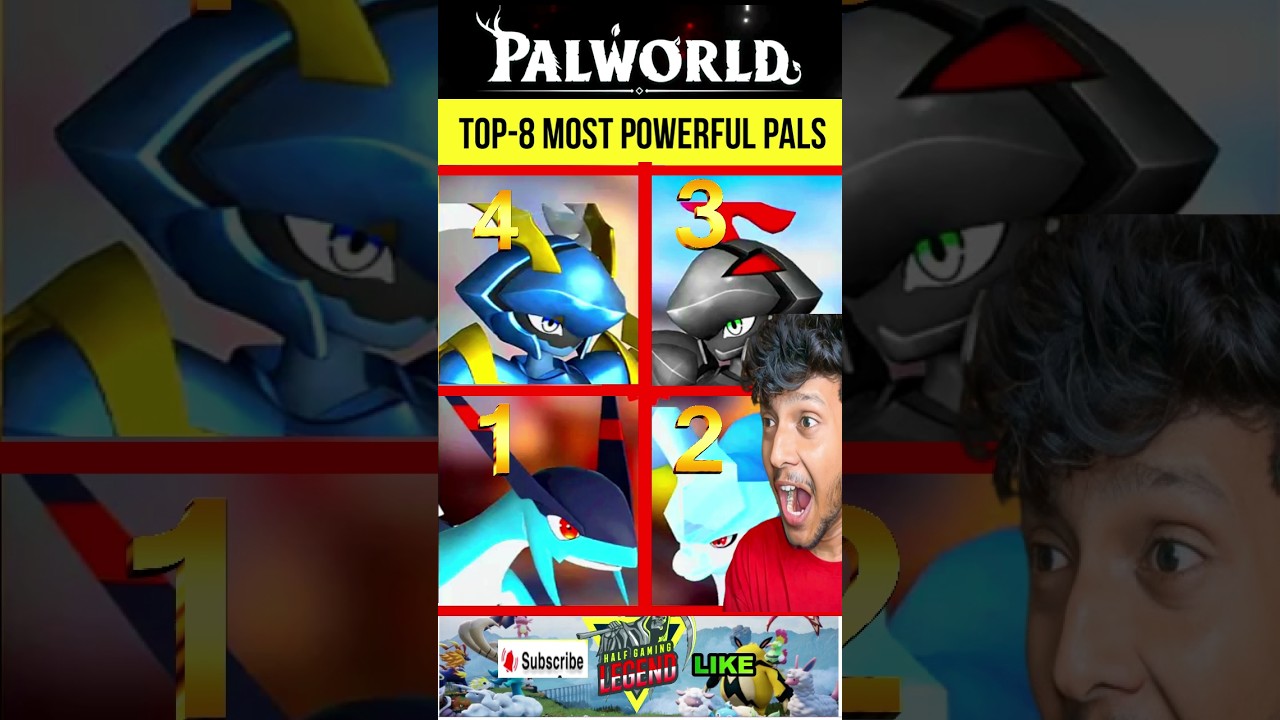 Palworld Game Top 8 Most POWERFUL & BEST Pals OMG! | All Boss Pals # ...