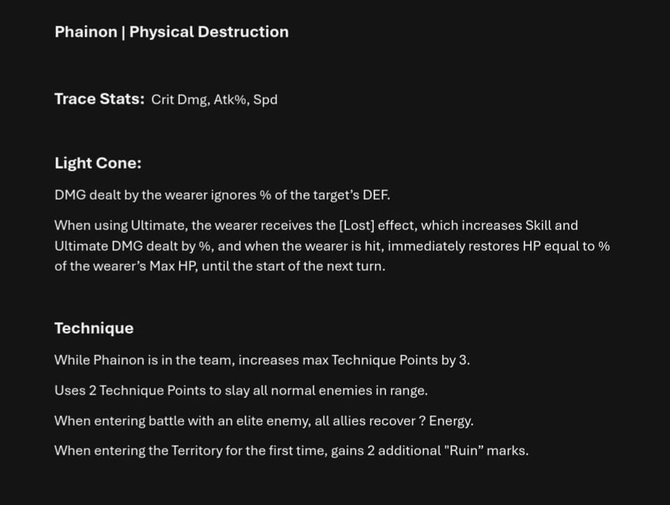 Phainon Full Kitコンピレーション – Playing Games